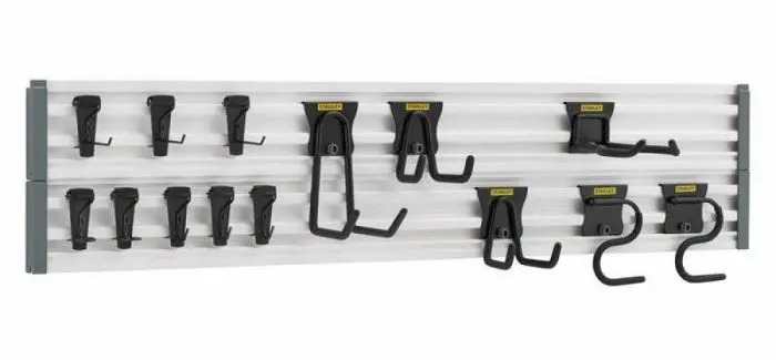 Garage Wall Track System: Good Idea For Garage Wall Organization ...